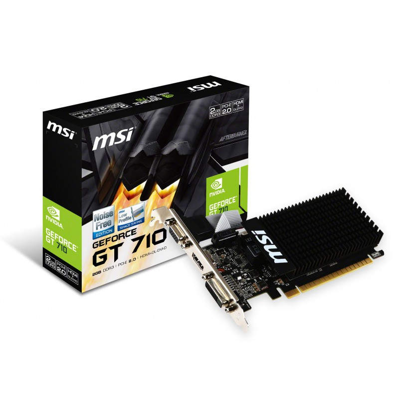 MSI GT 710 2GD3H LP NVIDIA GeForce GT 710 2GB GT 710 2GD3H LP ...