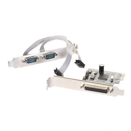 i-tec PCI-Express Card 2x Serial RS232 + 1x Parallel DB25 PCE2S1P ...