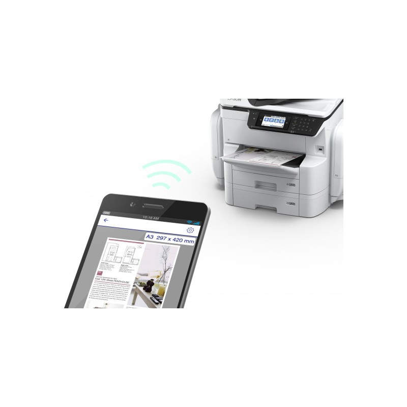 Epson WorkForce Pro WF-C869RDTWFC EPP Laser 35 ppm 4800 x 1200 DPI A3 Wifi C11CF34401LR ...