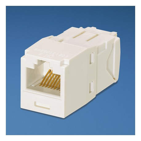 Panduit UTP RJ-45 MiniJack kat6, white Blanco adaptador de cable ...