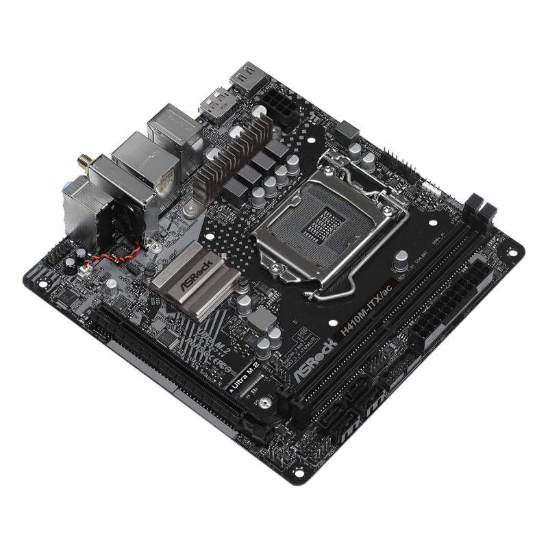 Asrock H410M-ITX/AC placa base LGA 1200 mini ITX Intel H410 - 55091 ...