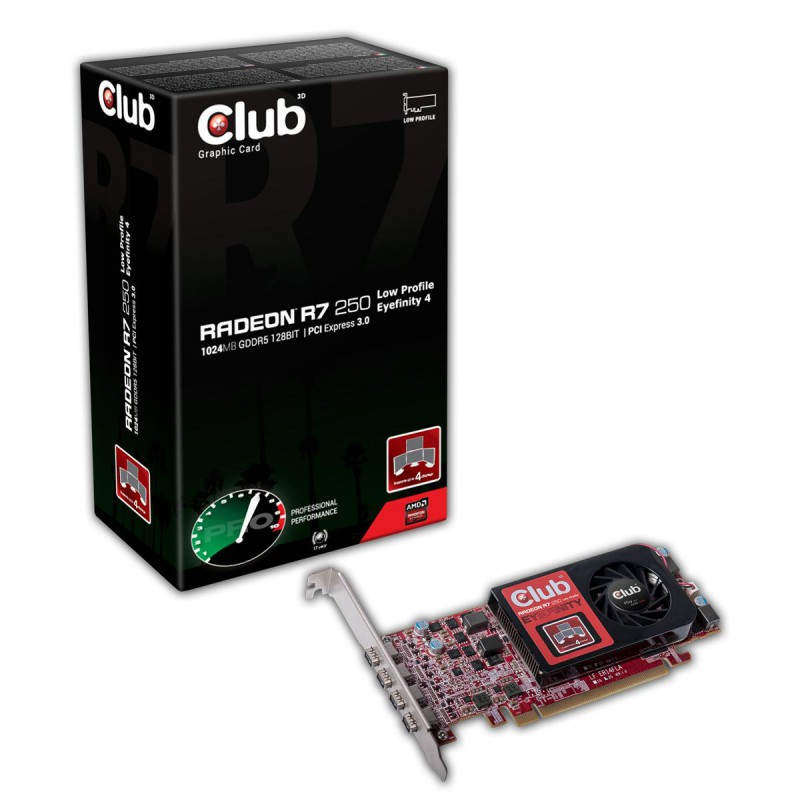 CLUB3D Radeon R7 250 CGAX-R7256LM4 - ProComponentes