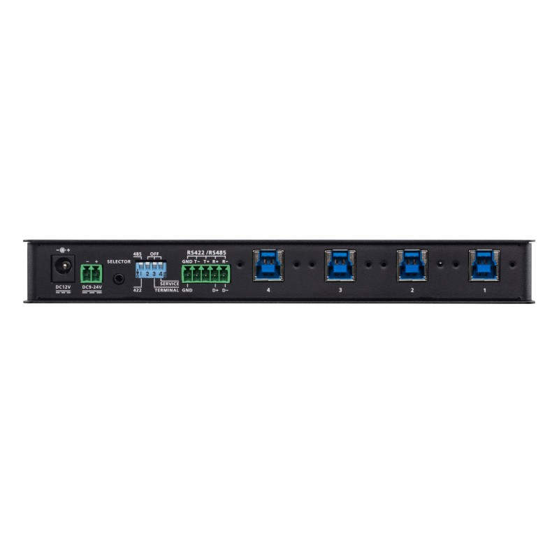 ATEN Switch de periféricos formato industrial USB 3.2 Gen 1 de 4 x 4 ...