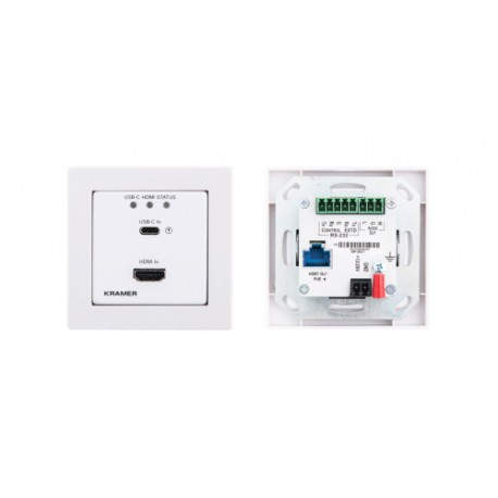 KRAMER 4K60 4:2:0 HDMI & USBâ C WALLâ PLATE AUTO SWITCHER - ProComponentes