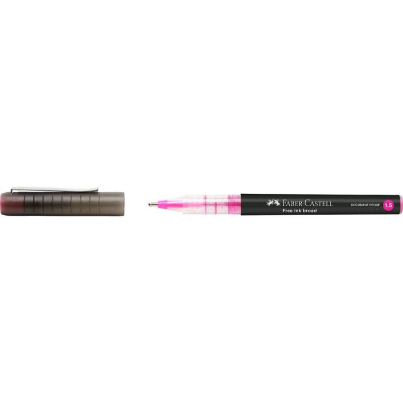 Faber-Castell 348328 bolígrafo de punta redonda Bolígrafo cilíndrico Rosa 1 pieza(s ...