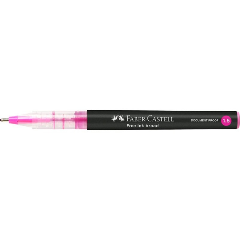Faber-Castell 348328 bolígrafo de punta redonda Bolígrafo cilíndrico Rosa 1 pieza(s ...