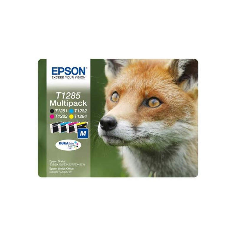 Epson T1285 C13T12854020 Pack Negro y Triclor - ProComponentes