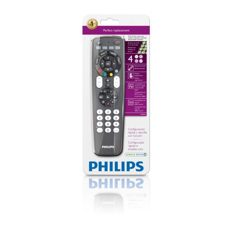 Philips Mando a distancia universal SRP4004 SRP4004/87 - ProComponentes