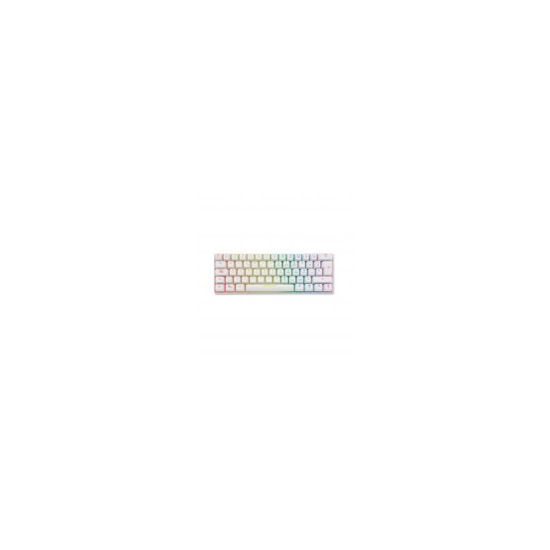 Mirage tkl 60% teclado mecanico gaming rgb blanco - ProComponentes
