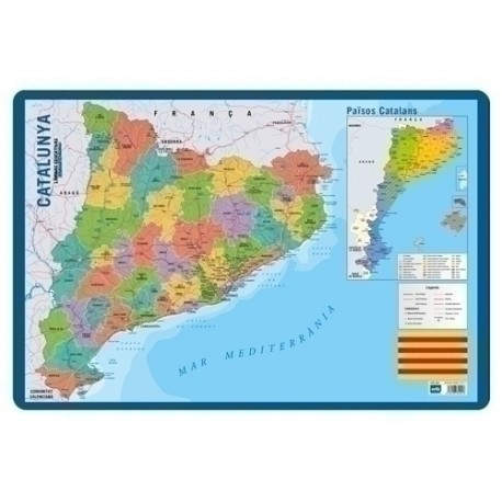LAMINA ESCOLAR ERIK MAPA CATALUNYA (CAT) - ProComponentes