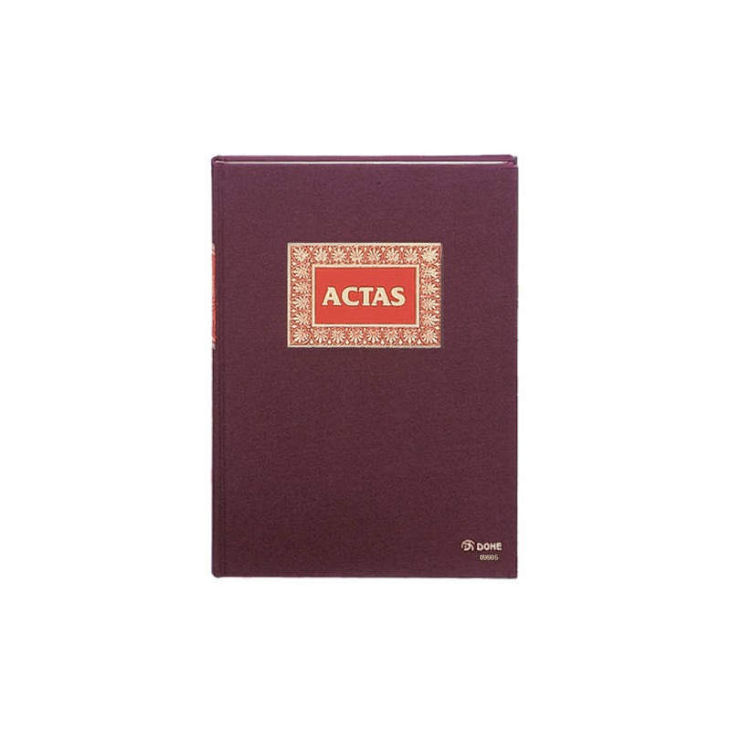 LIBRO DE ACTAS FOLIO NATURAL 100 HOJAS NUMERADAS DOHE 09905 ...