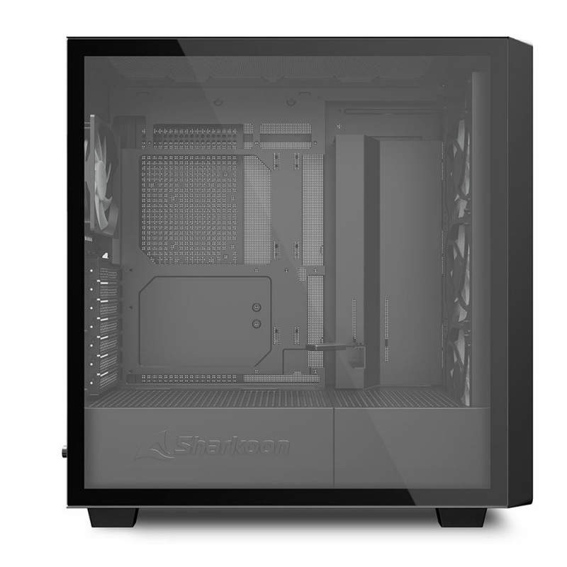 Sharkoon REBEL C70G RGB Full Tower Negro, Madera - ProComponentes