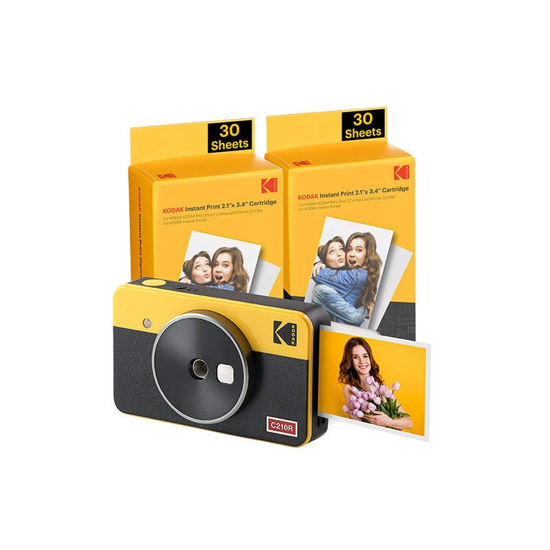 Kodak Mini Shot 2 Retro 53,3 x 86,3 mm CMOS Amarillo - ProComponentes