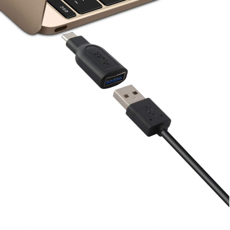 Ksix Adaptador, conectores USB-C y USB-A - ProComponentes