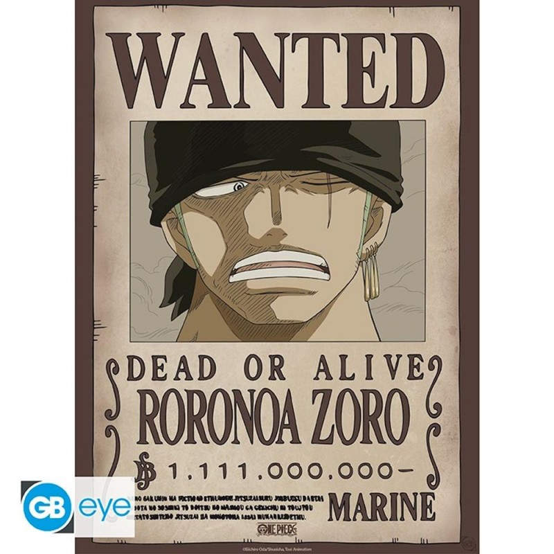 GB EYE - Poster gb eye one piece wanted zoro wano - GBYDCO624 ...