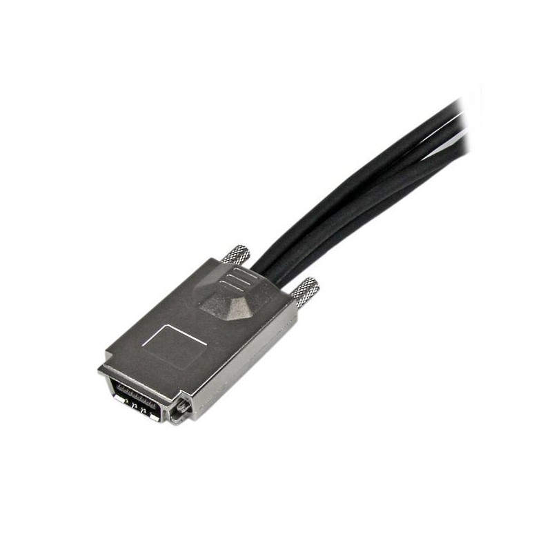 StarTech.com Cable 2m SAS Serial Attached SCSI SFF-8470 a 4x eSATA ...