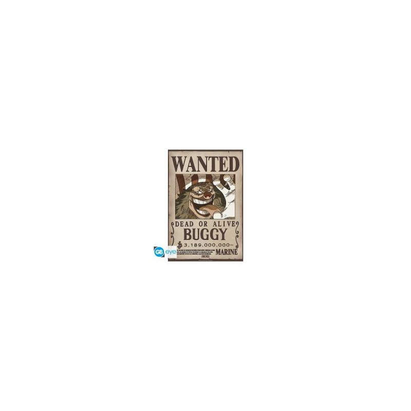 Poster gb eye chibi one piece wanted buggy wano - ProComponentes