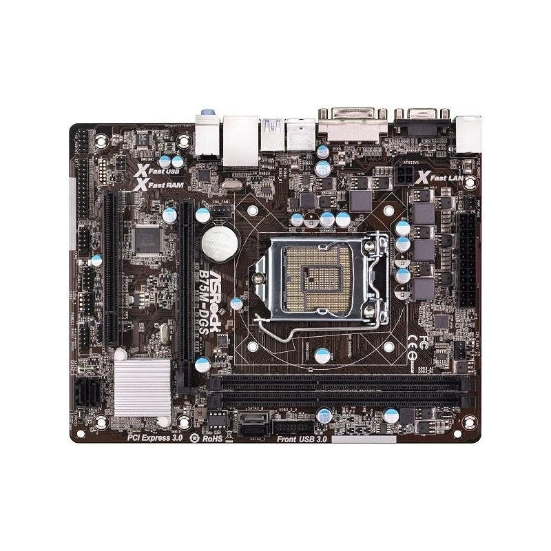 Asrock 1155 B75M-DGS R2.0 - ProComponentes